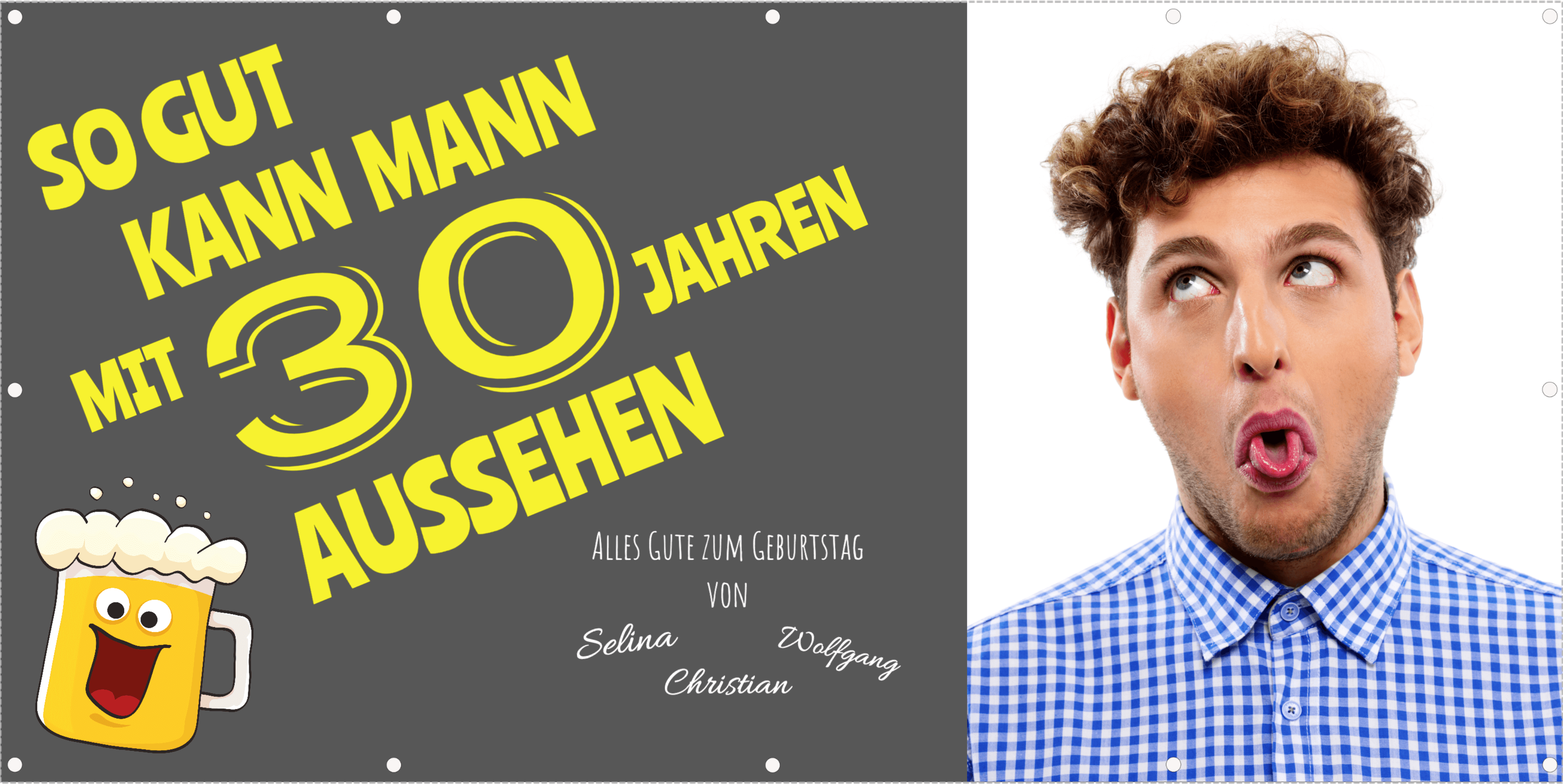 Geburtstagsplakat Deluxe: Partytime mit unserem Geburtstagsposter ...