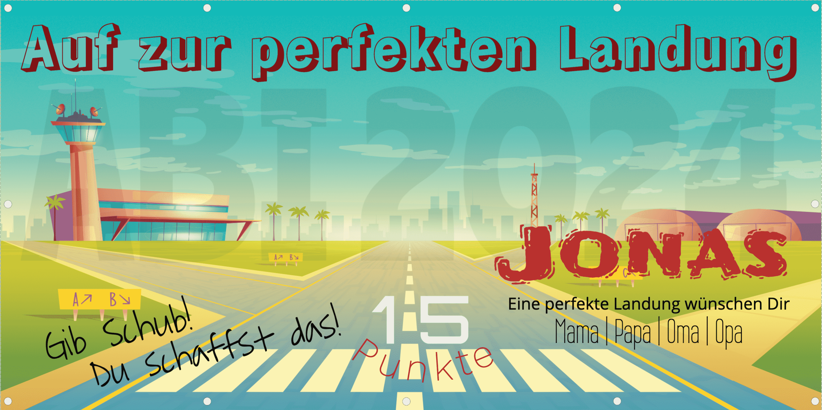 ABI Banner Vorlagen einfach schnell online gestalten